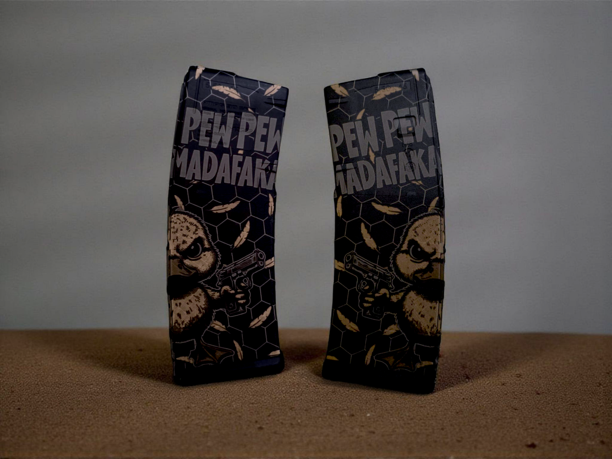 Pew Pew Madafaka Custom Laser-Engraved AR-15 Magazine – Duck Tactical ...