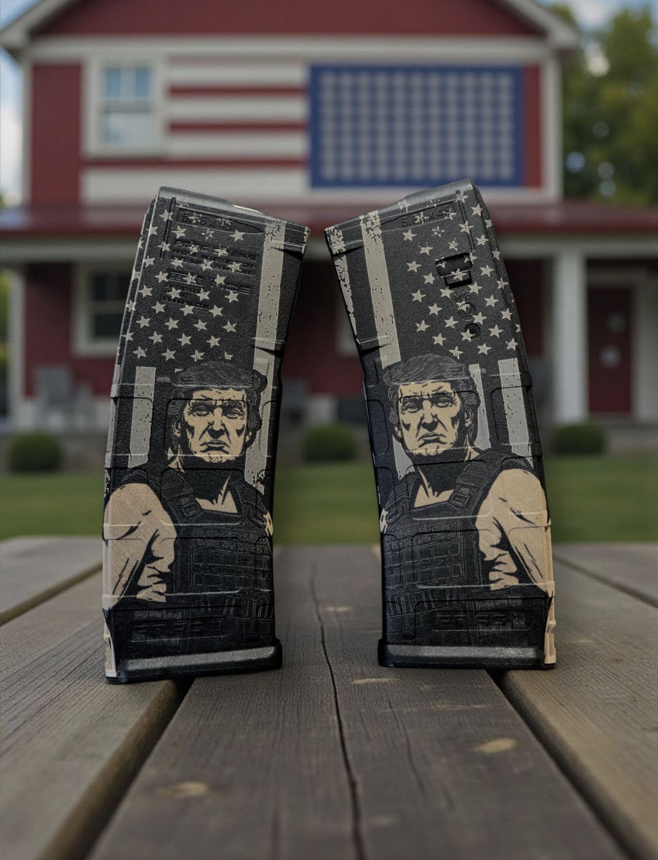 Custom Laser-Engraved “Patriot Warrior” AR Mag – American Grit Edition ...