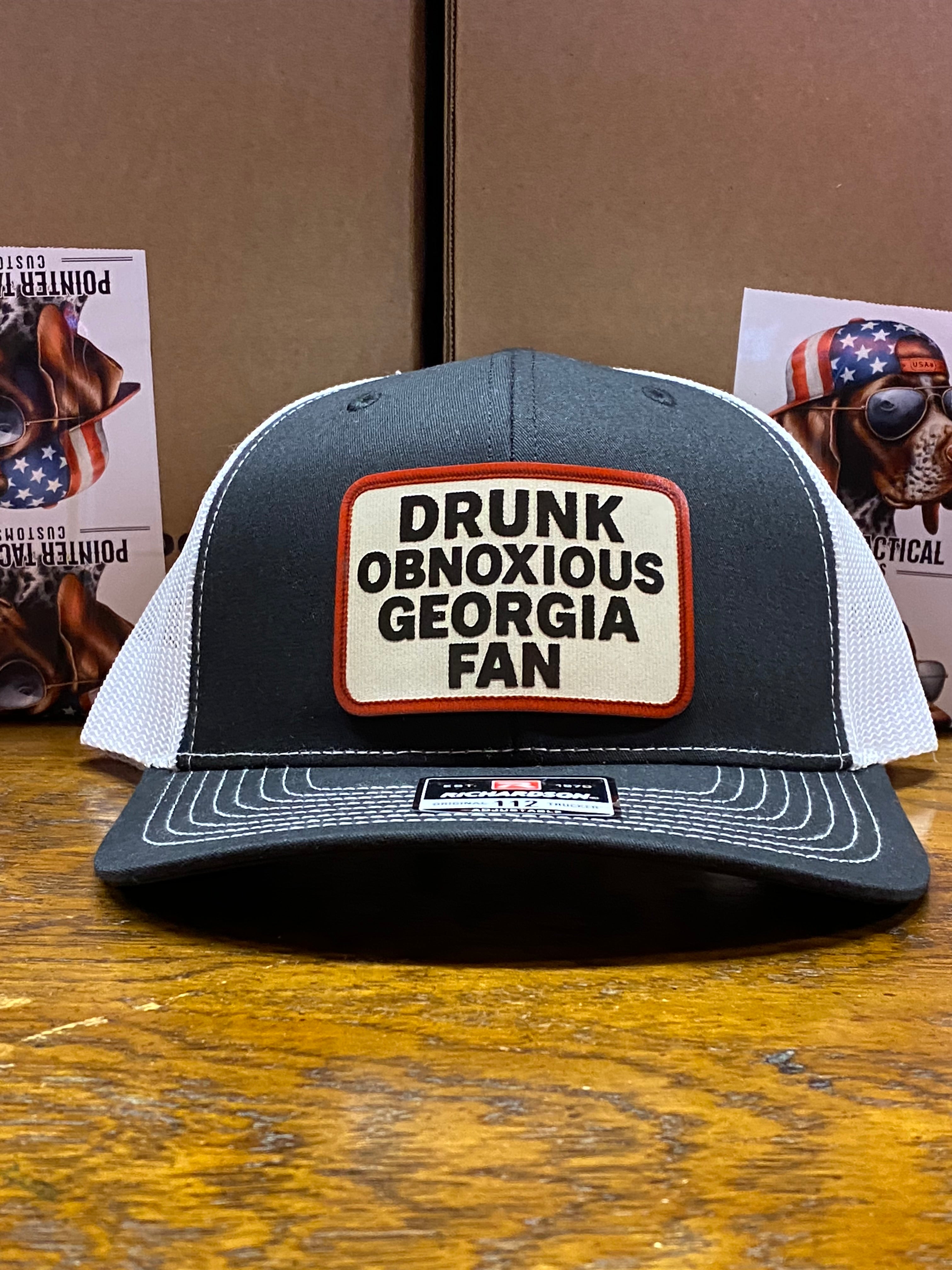 Drunk Obnoxious Fan FULL COLOR on Black Richardson 112 – POINTER TACTICAL