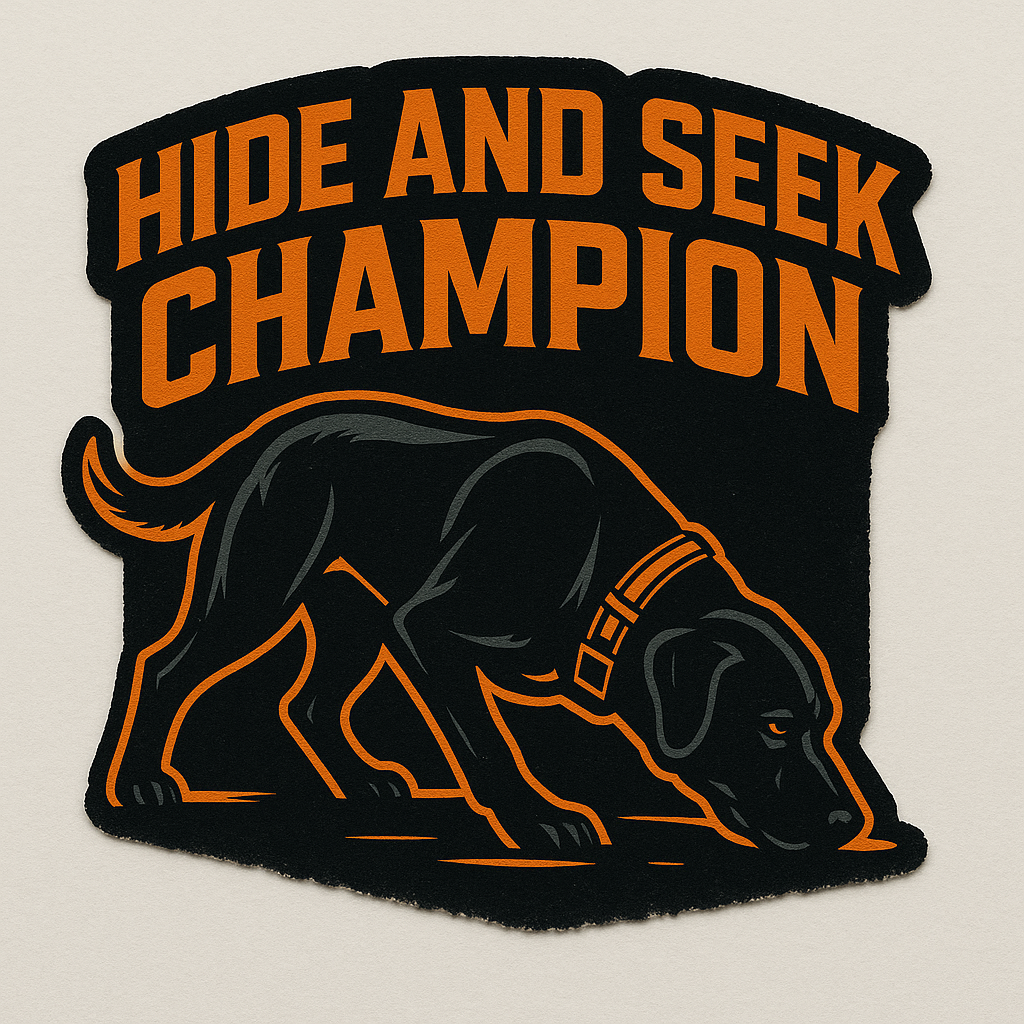 Hide and Seek Champion – Lab Edition Vinyl Sticker – POINTER TACTICAL