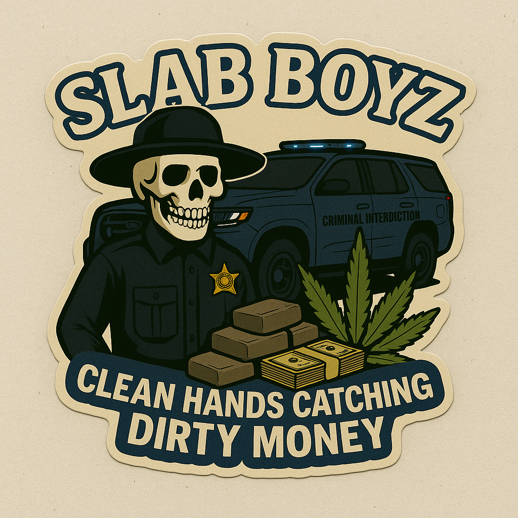 Slab Boyz – Clean Hands Catching Dirty Money Sticker – POINTER TACTICAL